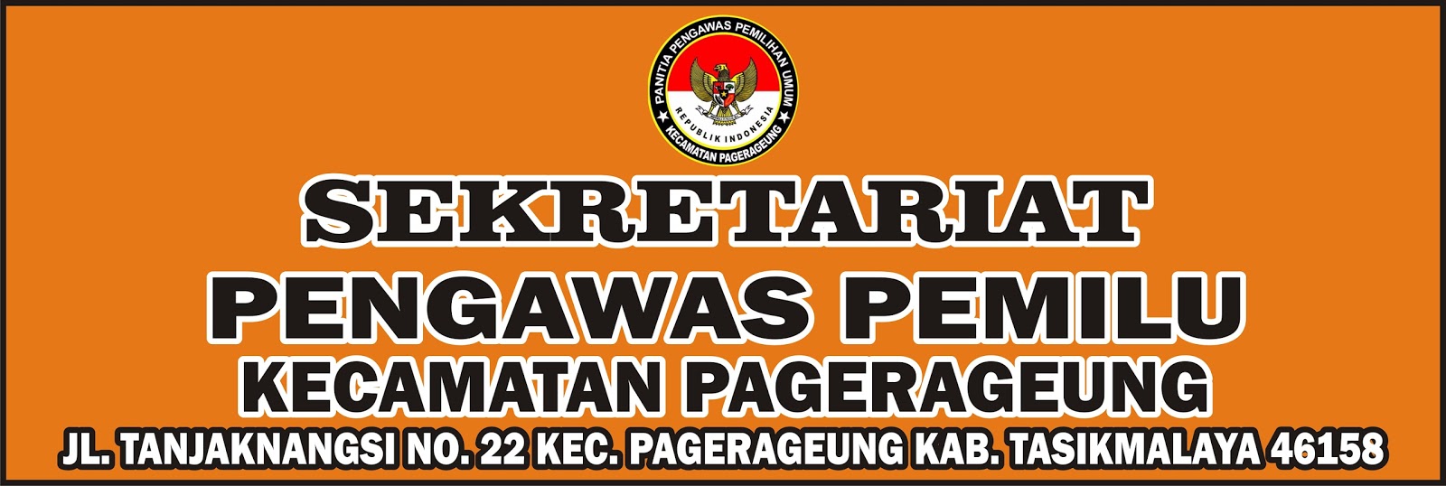 Contoh Spanduk Sekretariat PANWASLU.cdr - KARYAKU