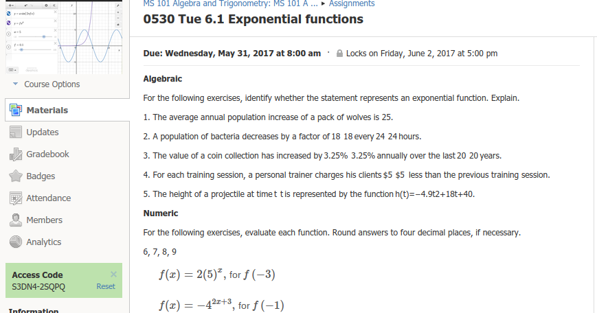 Beginnings Openstax Algebra And Trigonometry And Schoology