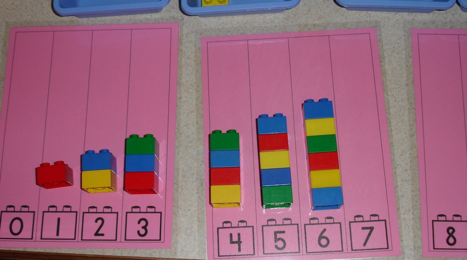 Atividade: numerais com lego - contagem - quantidades ~ Atividade para ...