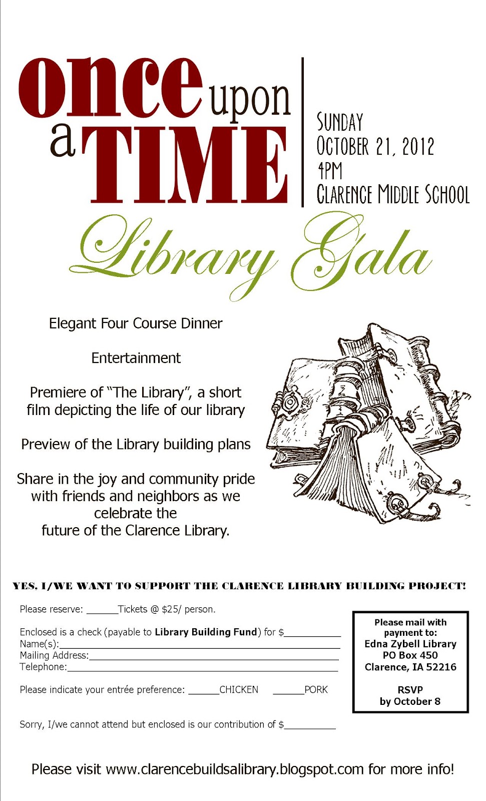 Clarence Builds a Library: Once Upon a Time Library Gala