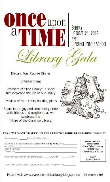 Clarence Builds a Library: Once Upon a Time Library Gala