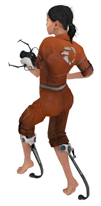 Portal 2 Chell Anime