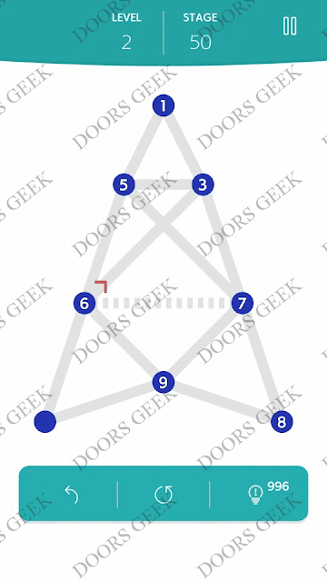1LINE Level 2 Stage 50 Solution ~ Doors Geek