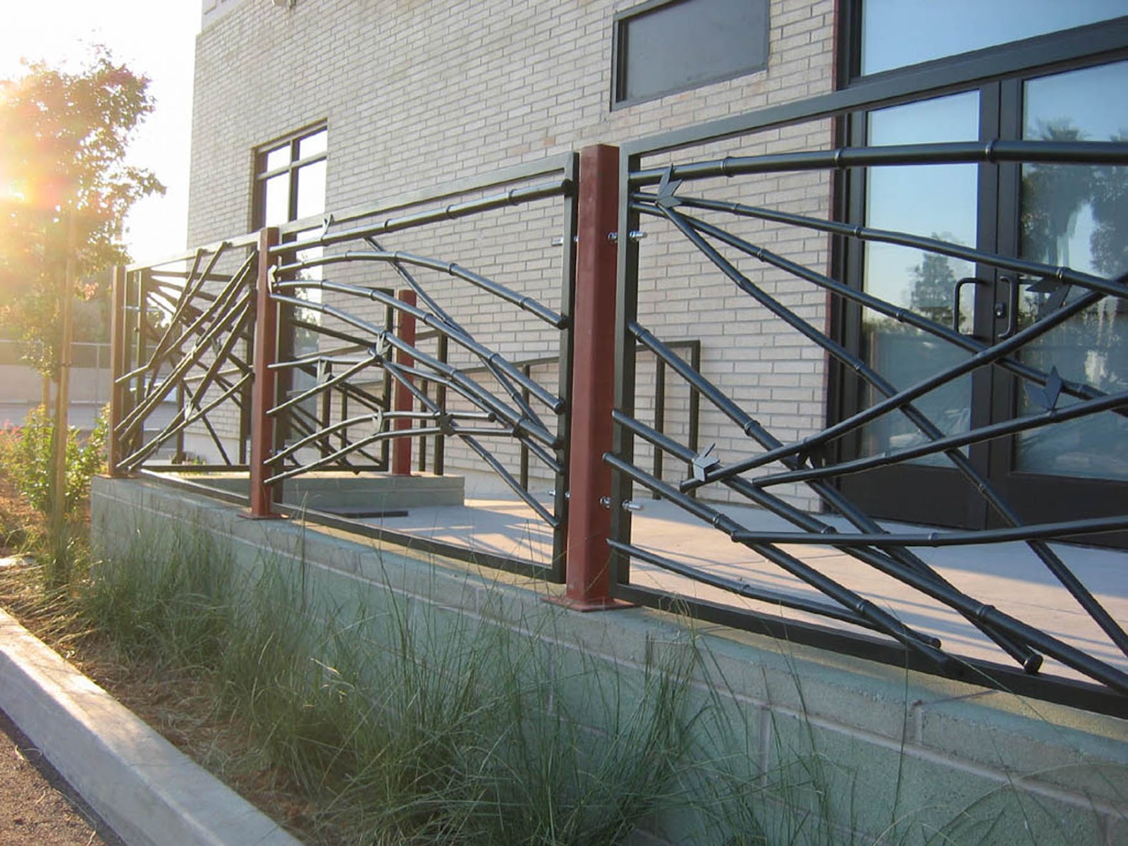 Baller built: Bamboo handrail