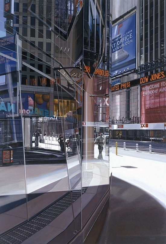 AREL-ARTE: RICHARD ESTES: LA CIUDAD REFLEJADA