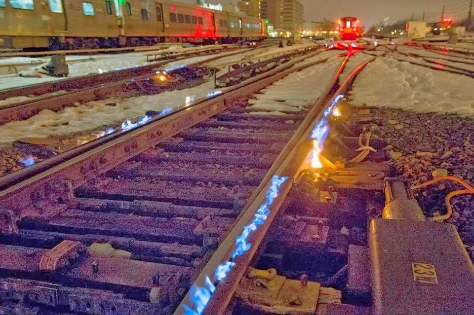 flame from a train track : r/trains