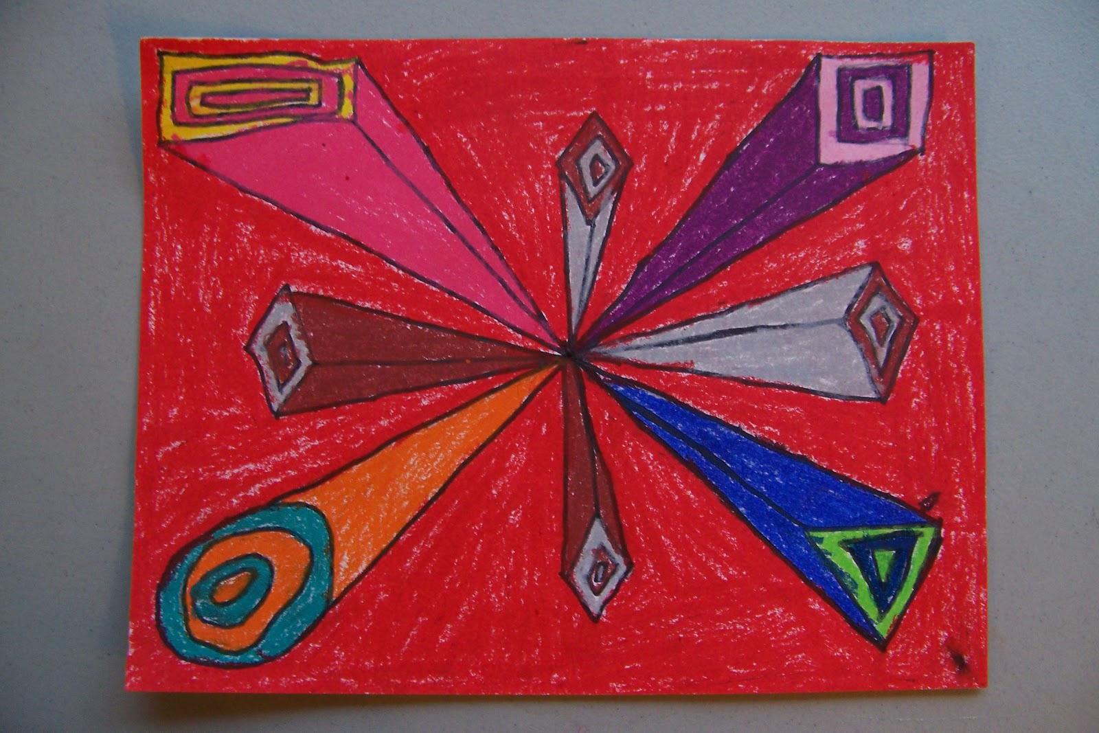 A Bit of This and That: Three Dimensional Pop Out Shapes