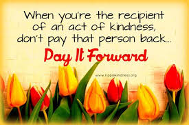 I Dream of the Ocean: Pass it on, pay it forward