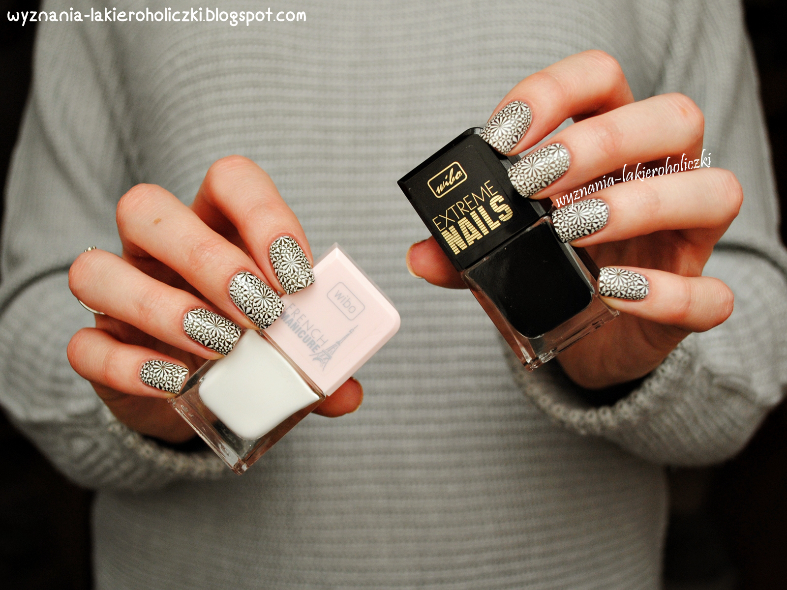 Confessions of a Polishaholic: Black and white with B. ♥ Plates