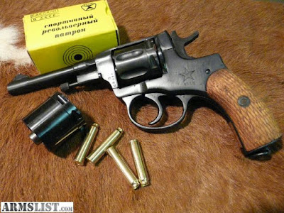 on target shooter nz: Nagant M1895 Gas Seal Revolvers: