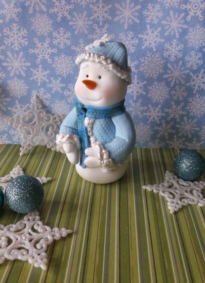 Kiwi Cakes: Tutorial Tuesday - Snowman figurine in fondant icing