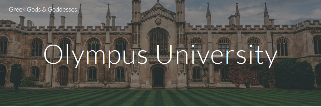 Kelly's Mythology Class: Comment Wall: Olympus University