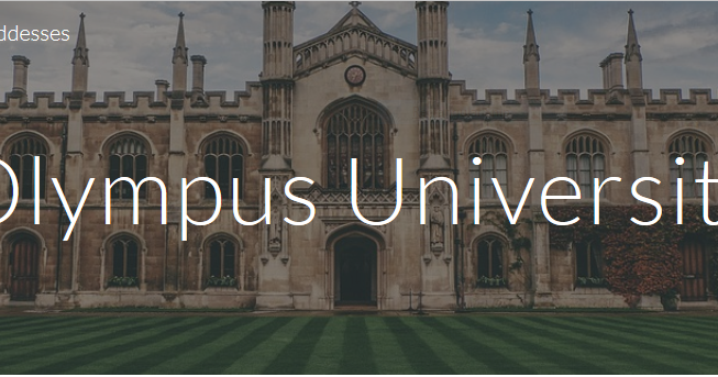 Kelly's Mythology Class: Comment Wall: Olympus University