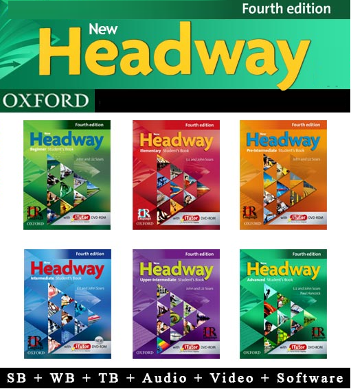 New Headway Fourth Edition - SB,WB,TB,Audio,Video,Software