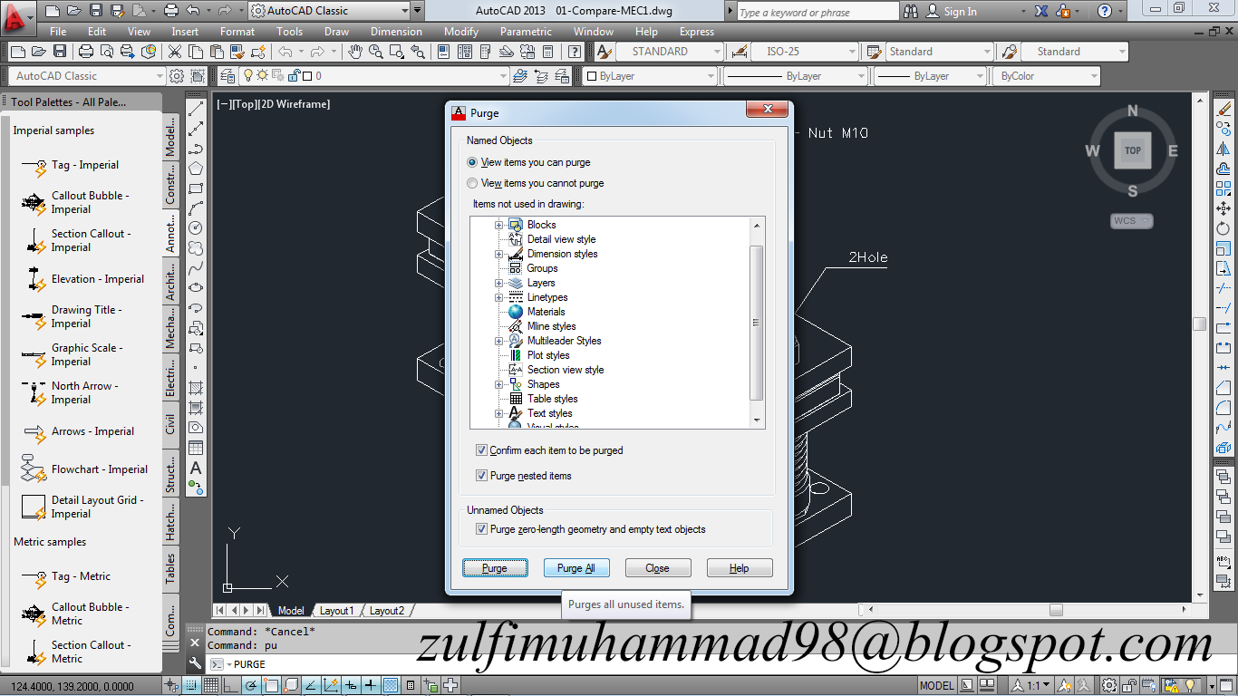 Cara menggunakan Command Purge