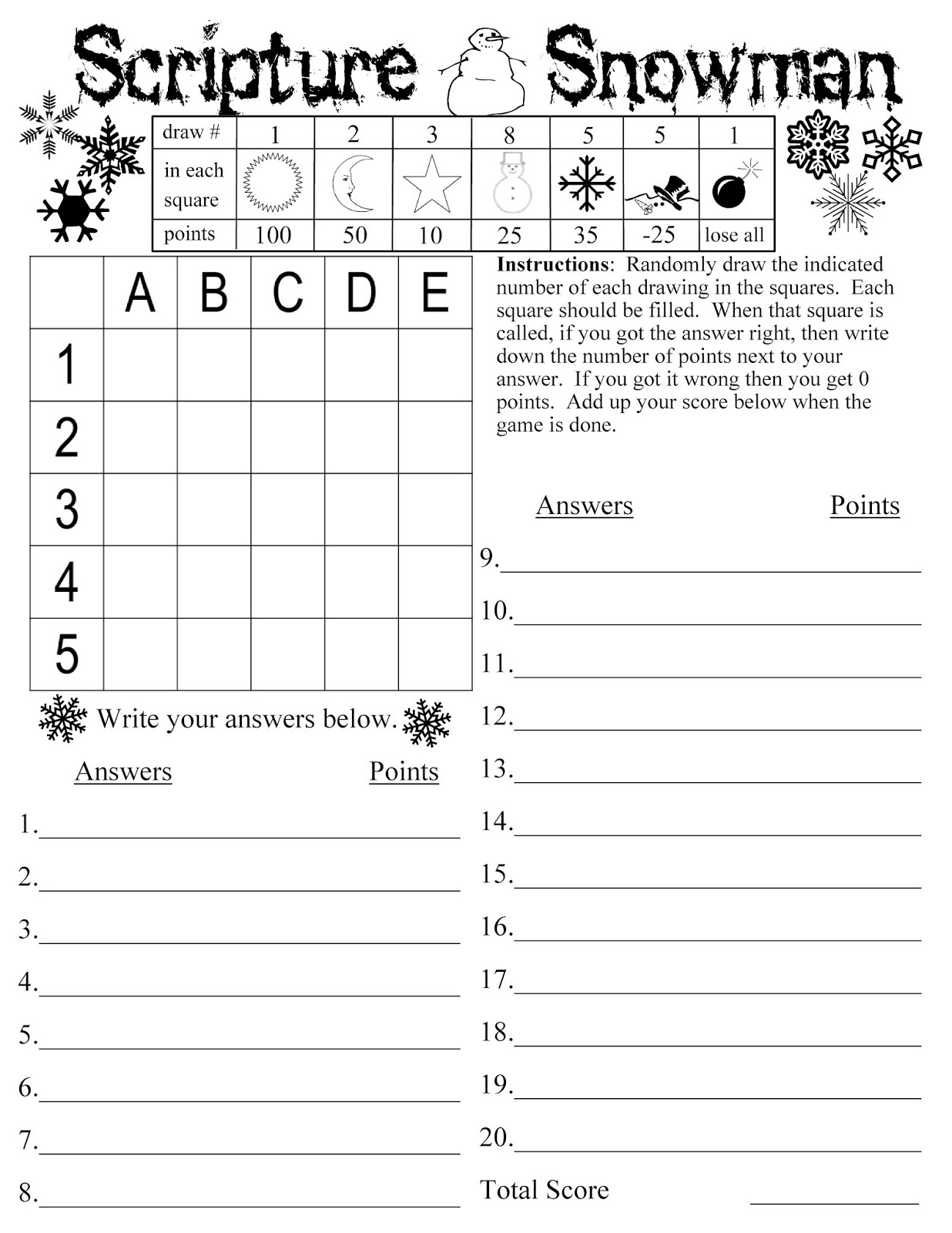 HollysHome - Church Fun: Scripture Man, Scripture Scarecrow, Scripture ...