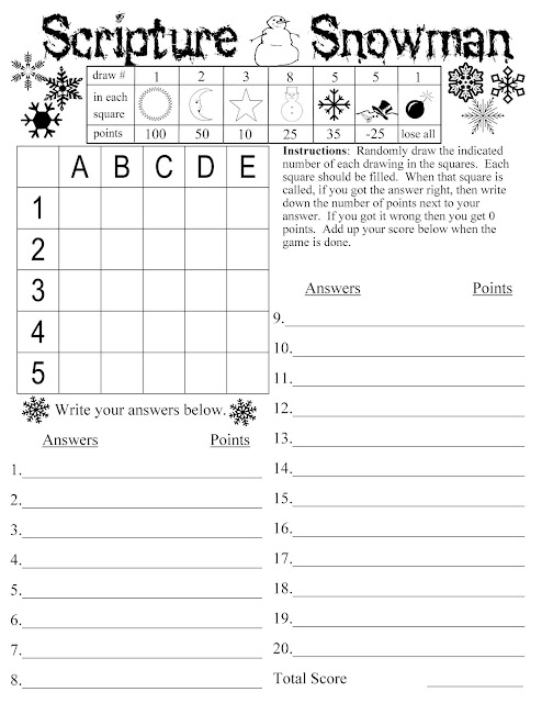 HollysHome - Church Fun: Scripture Man, Scripture Scarecrow & Scripture ...