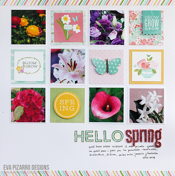 EVA PIZARRO designs: Spring Layout with Garden Party