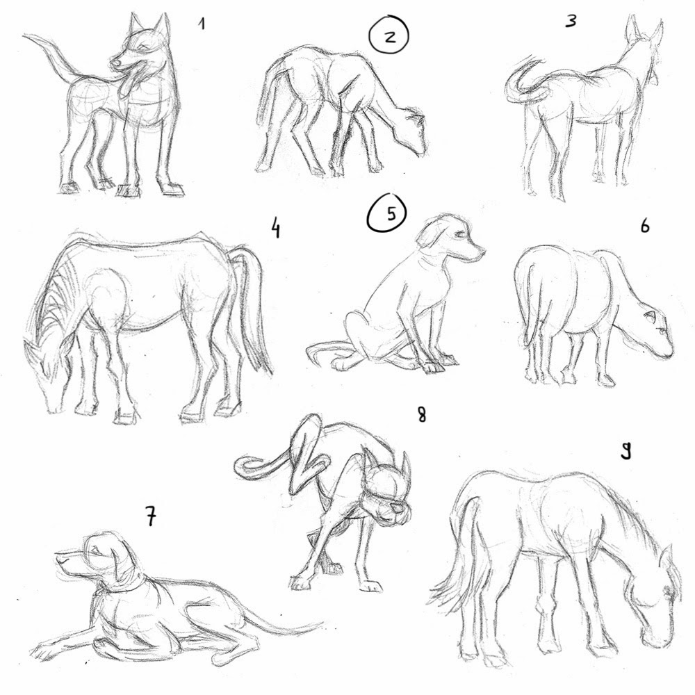 Diasenhos: Class 02 - sketches and poses