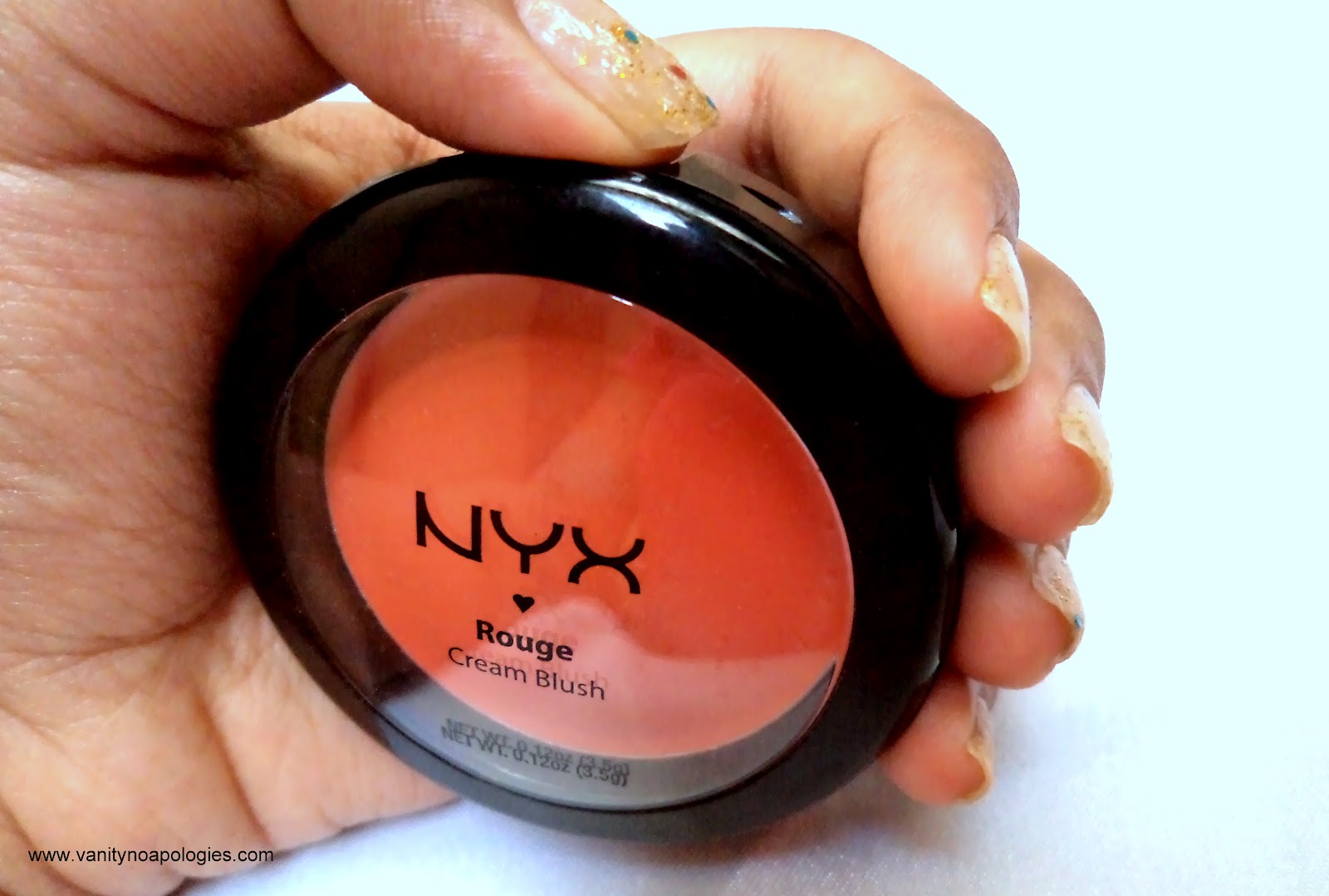 Nyx Rouge Cream Blush ORANGE Review, Swatches, FOTD