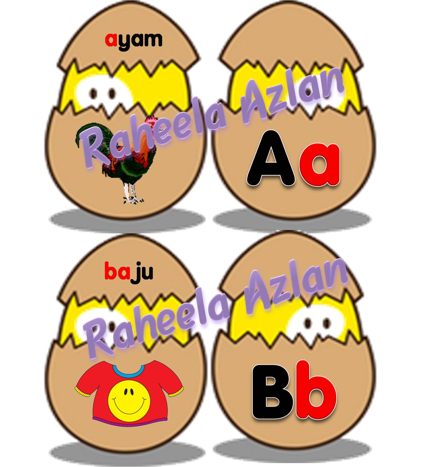 CIKGU EELA (IL) PRESCHOOLERS @ PCE: Pakej Kenal Huruf