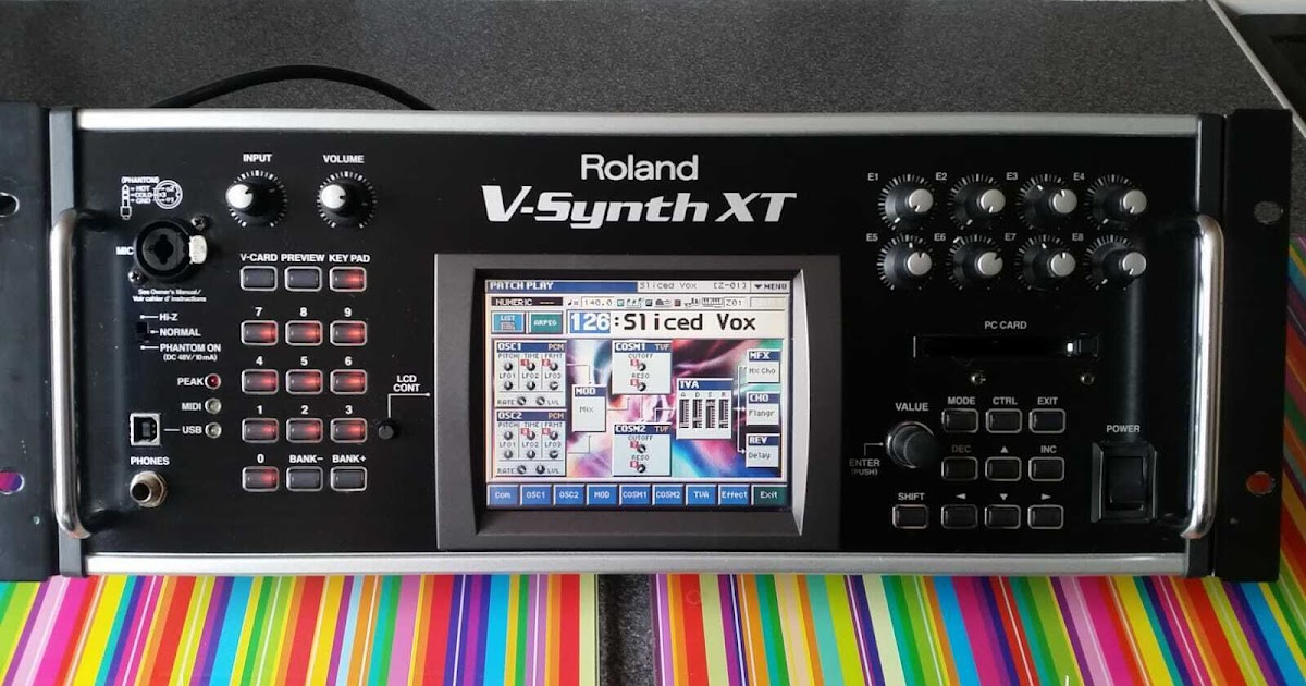 MATRIXSYNTH: Roland V-Synth XT Rack Mounted V.2.0 - Analogue Modelling ...