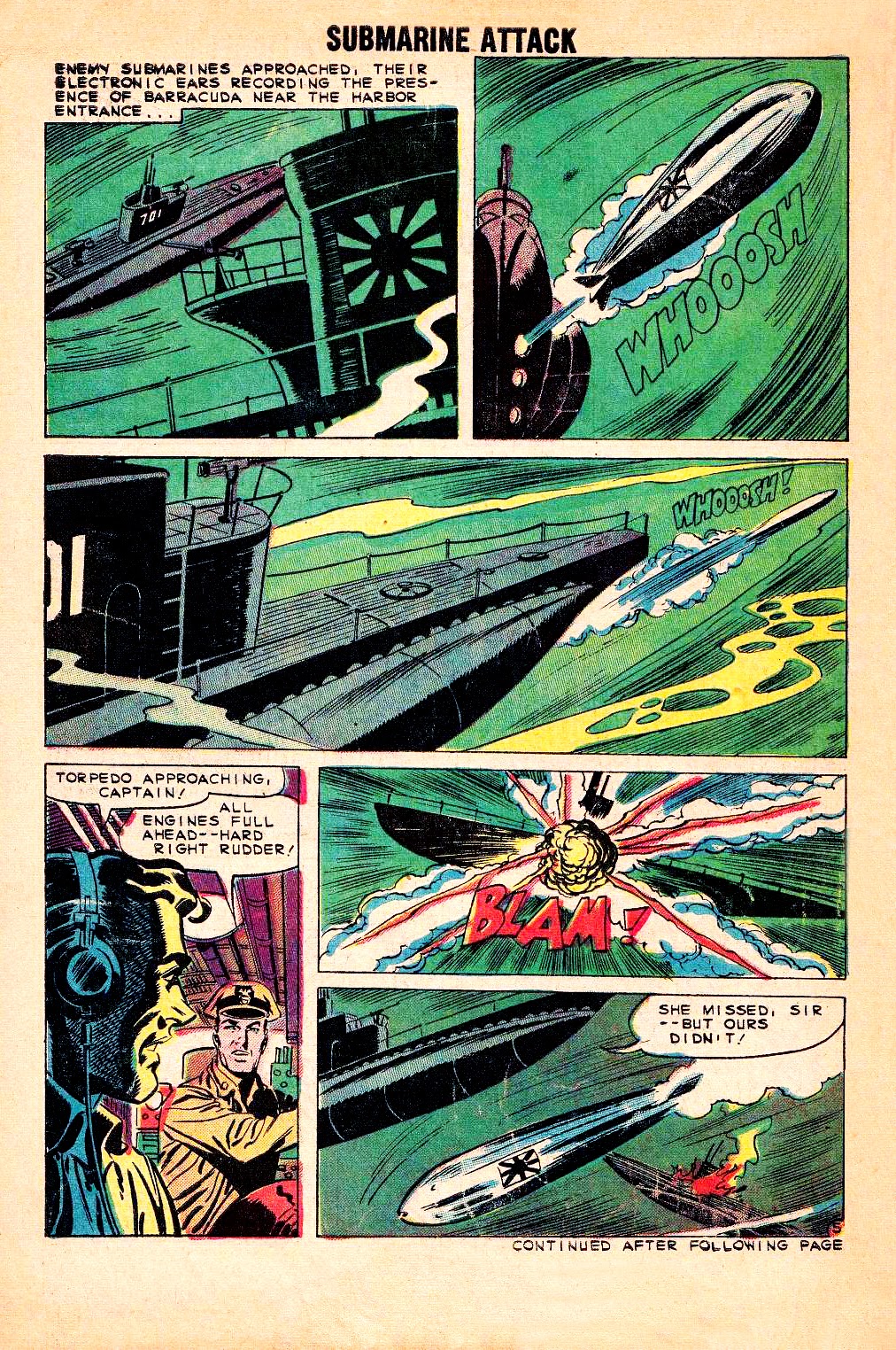 Submarine Comics and Novels: Submarine Attack #19