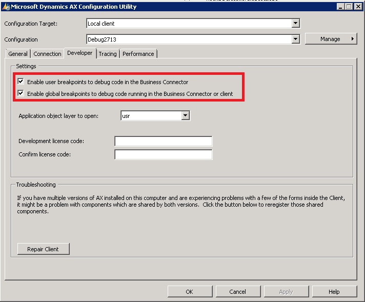 AX WONDERS: Debug X++ code in a Batch Server in AX 2009