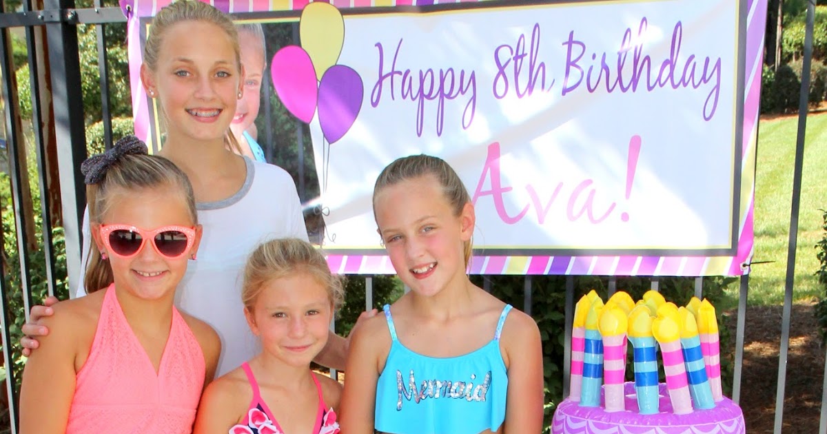 Snake & Snails, Sugar & Spice..The Galbraith Tales: Pool Party for Ava's 8th Birthday