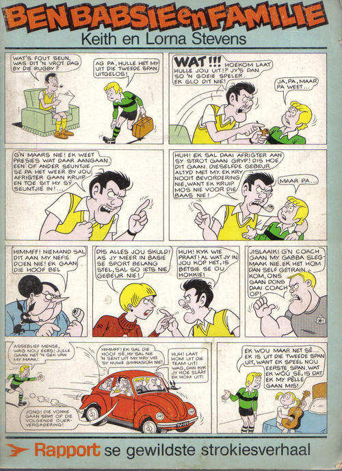 South African Comic Books: Keith & Lorna Stevens