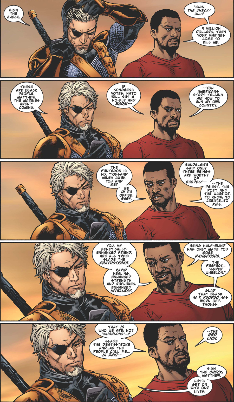 Weird Science DC Comics: PREVIEW: Deathstroke: Rebirth #1