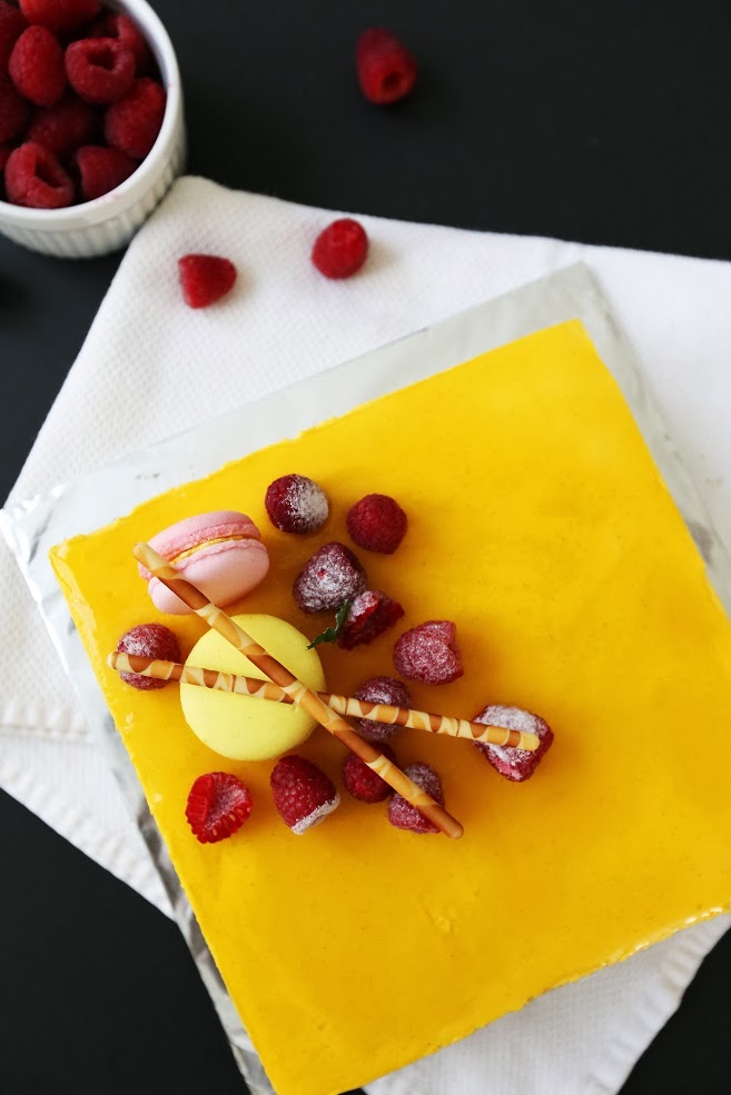 Gourmet Baking: Mango and Raspberry Entremet