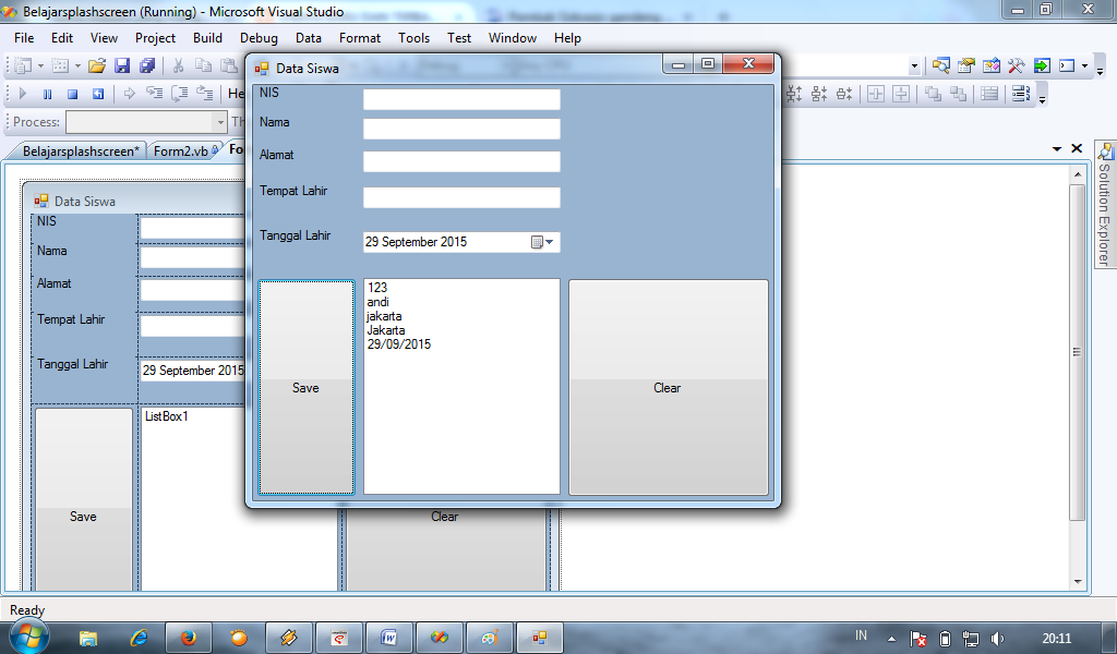 Hasilnya seperti ini
