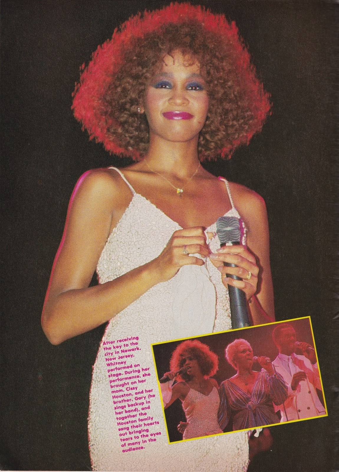 Top Of The Pop Culture 80s: Whitney Houston Black Teen Magazine 1986