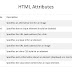 HTML Attributes ~ W3Schools | Tutorialspoint | Ammu Tutorials | Online ...