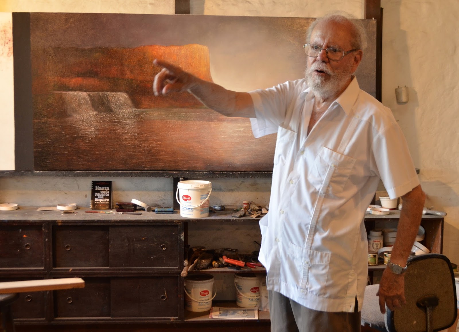 Las cosas que me gustan: Una visita al taller de Ángel Hurtado: