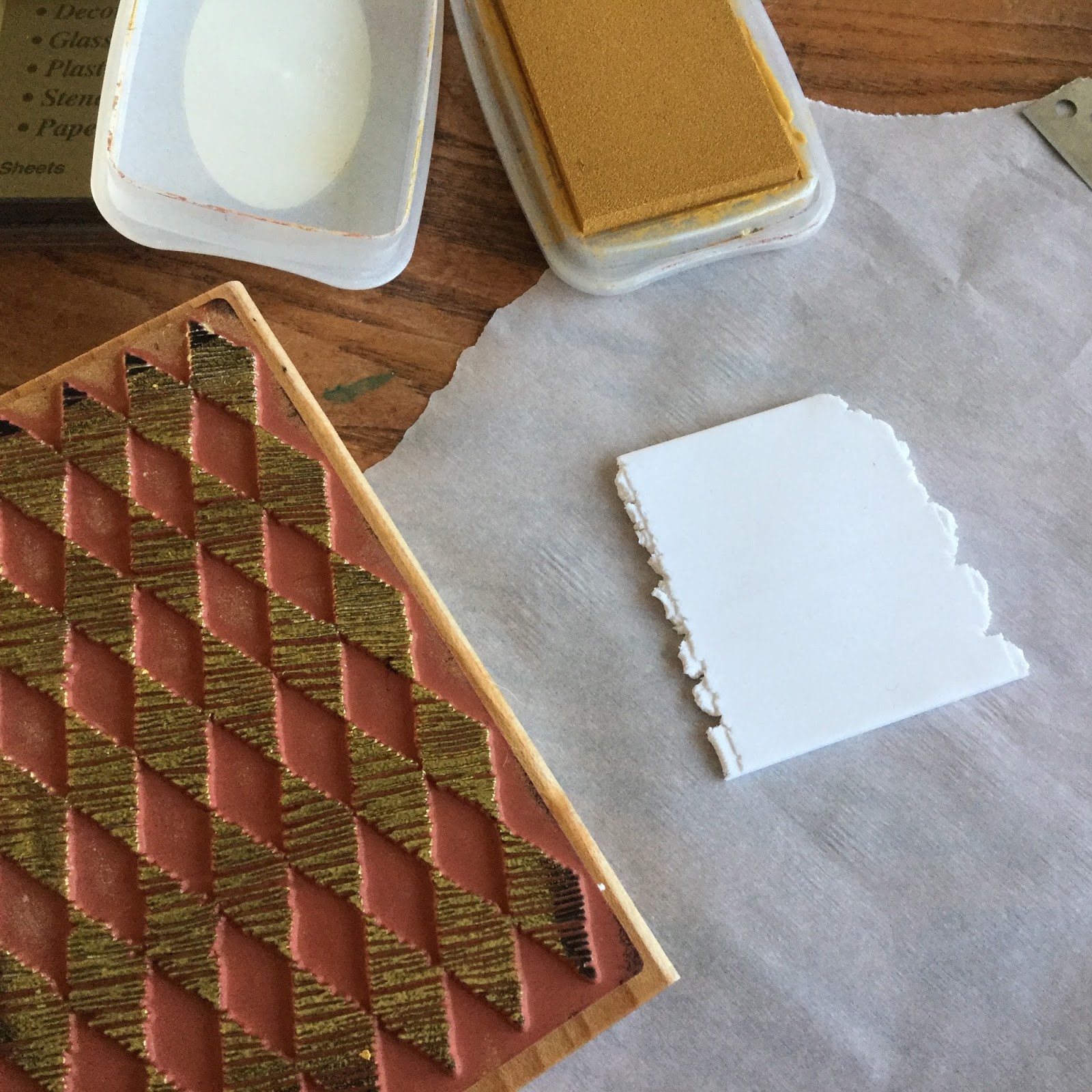 Golden Diamonds Polymer Clay Pendants Tutorial