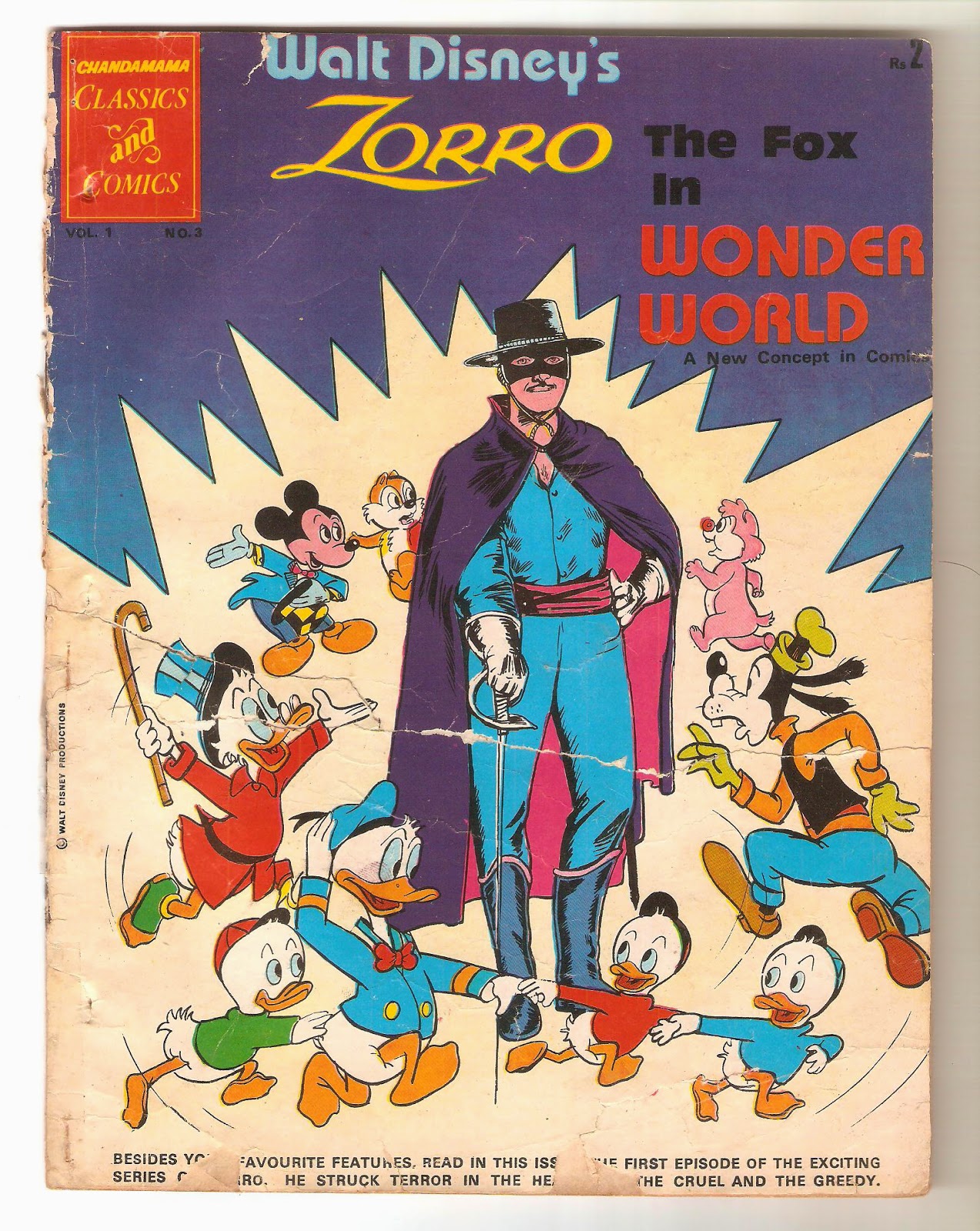 ComicConquest: Disney's Comics , Zorro The Fox