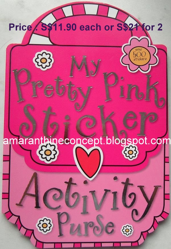 Amaranthine Concept: My Pretty Pink Sticker Activity Purse