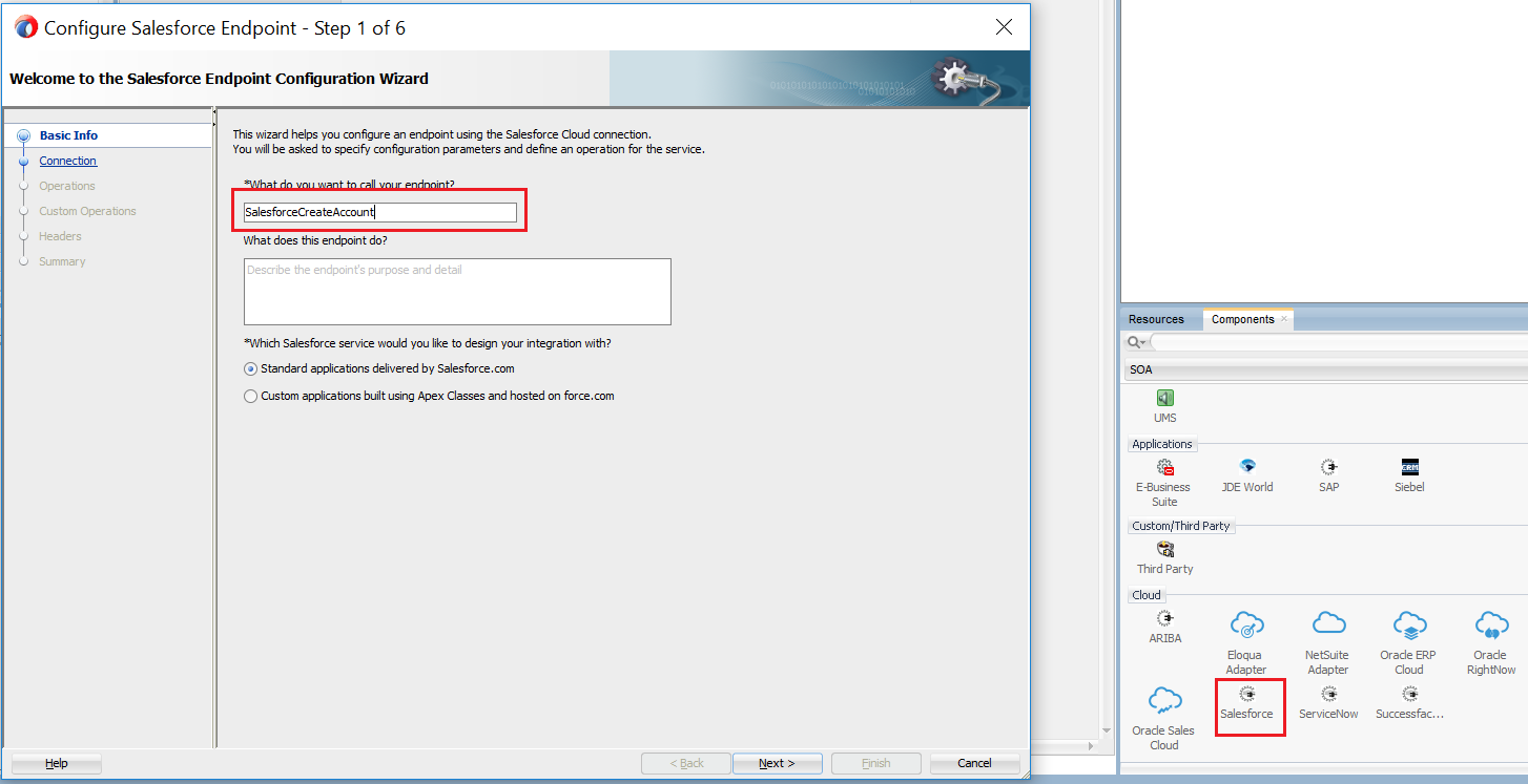 How to integrate with Salesforce.com through Salesforce Adapter in Oracle SOA Suite 12c