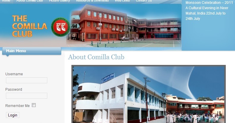 Homna - Comilla: A little about The Comilla Club