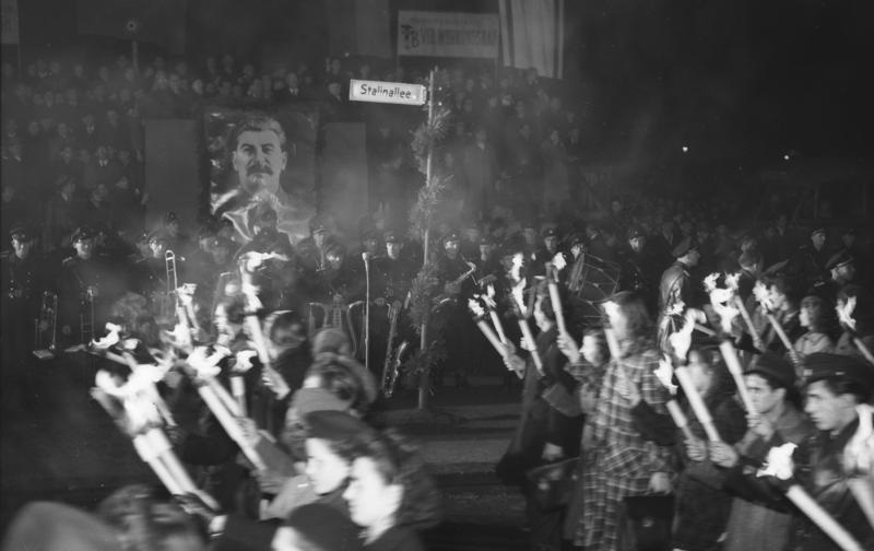 1949. East Berlin Celebrates Stalin's Birthday