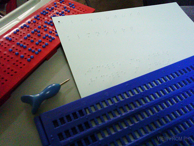 Studying Braille