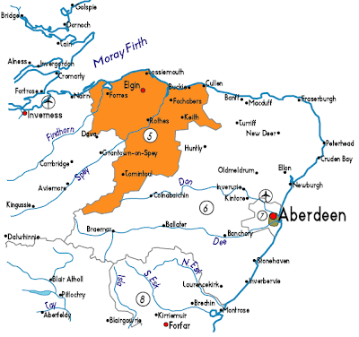 Map of Moray Province Pictures