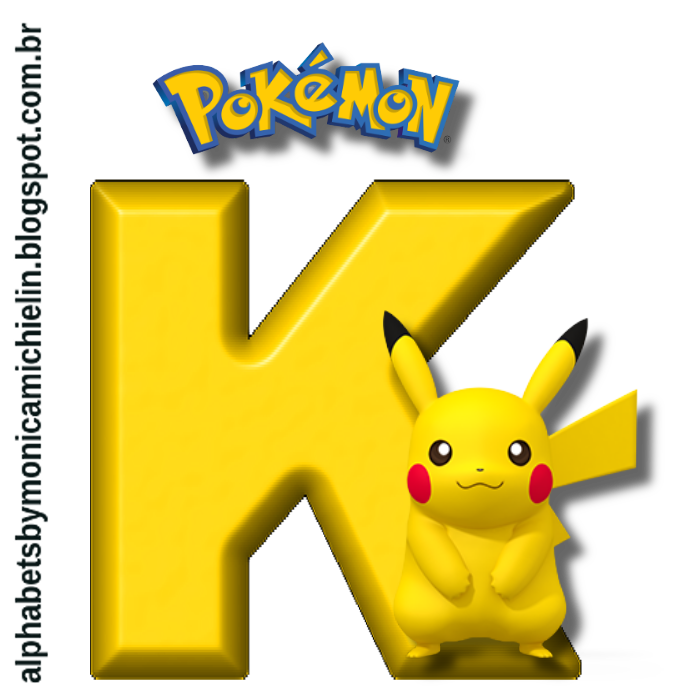 M. Michielin Alphabets: #POKEMON ALPHABET PNG