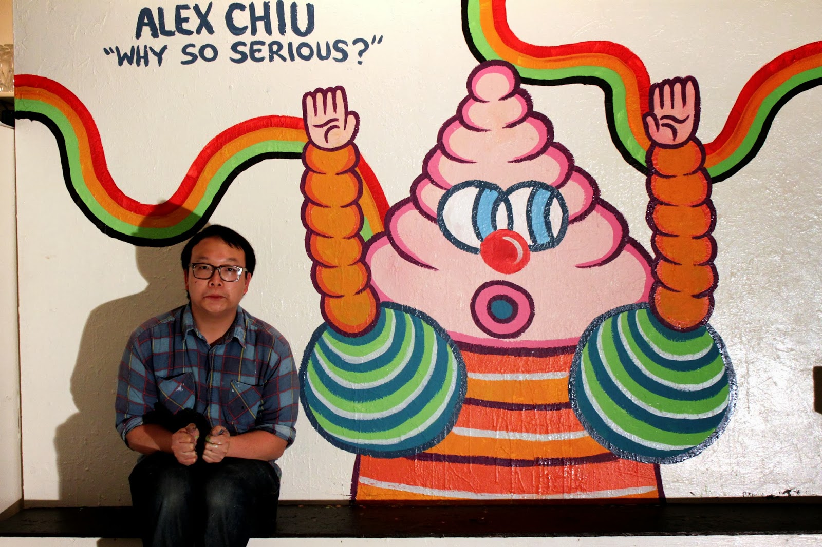 Alex Chiu the Artist.: "Why So Serious?" Alex Chiu Solo Art Show, Dec 2013