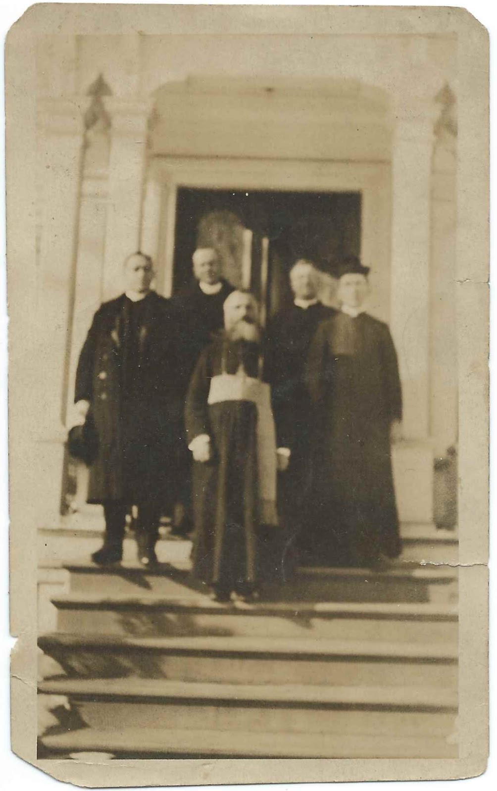Heirlooms Reunited: 1920 Photograph of Priests, with Wording on Reverse ...