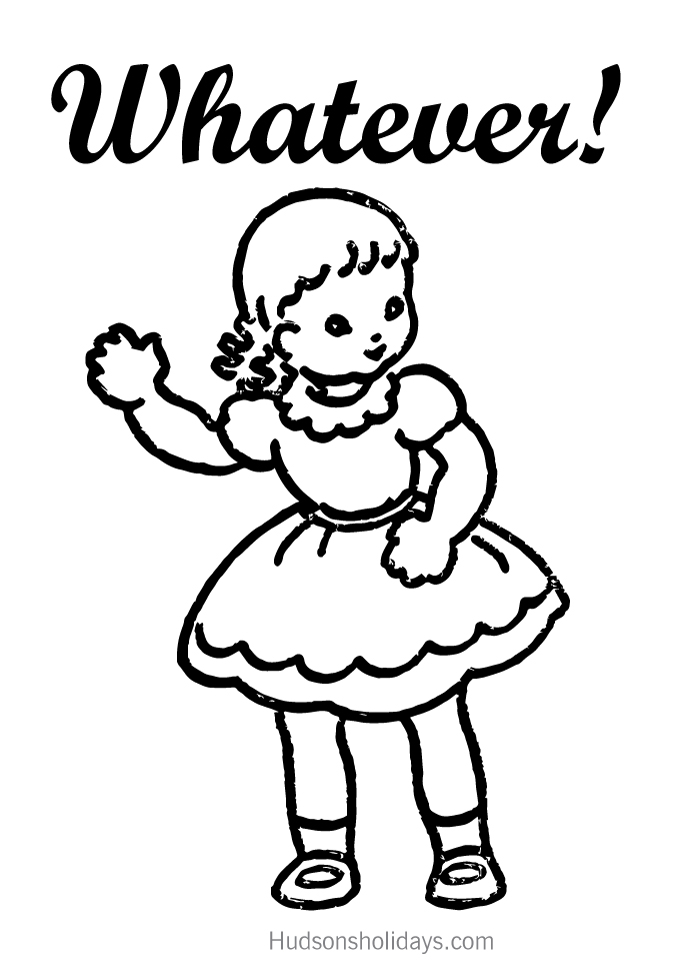 Hudson's Holidays - Designer Shirley Hudson: Whatever!!! freebie