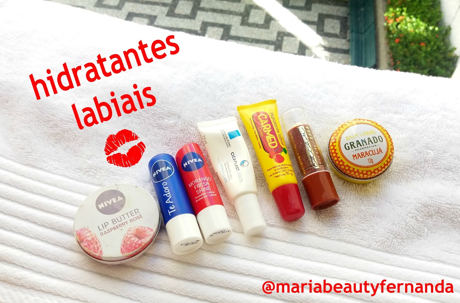 7 hidratantes labiais