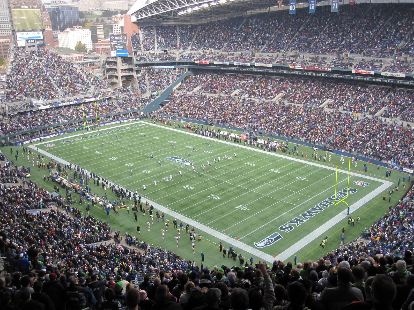 Adventures of EdRocker: My First Seahawks Game!